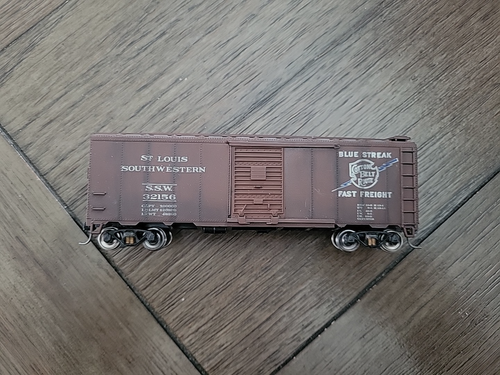 HO St LOUIS SOUTHERN #32156 40' Box Car Custom Paint/Weathered | eBay
