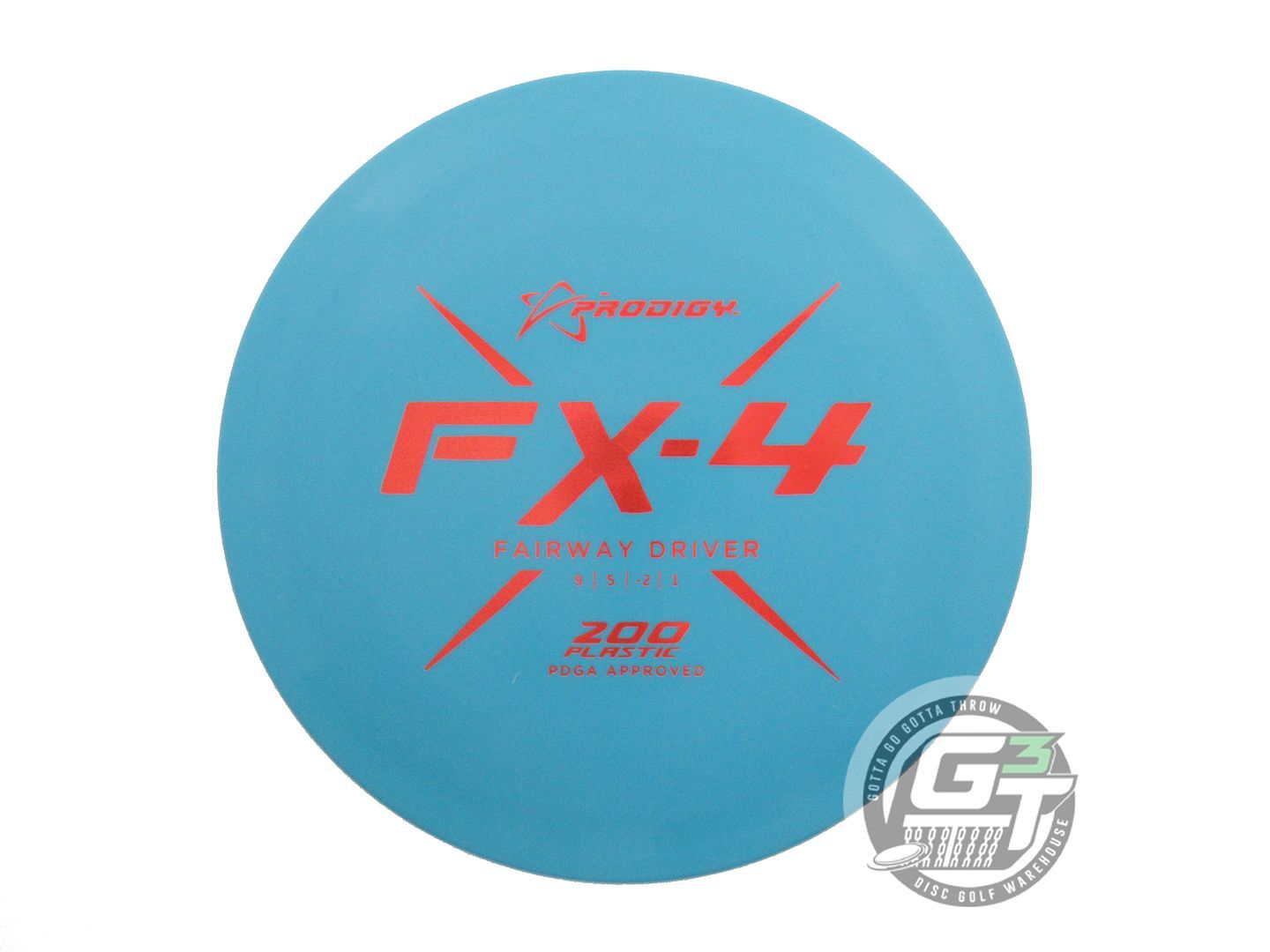 NEW Prodigy Discs 200 FX4 153g Teal Red Glitter Foil Fairway Driver ...