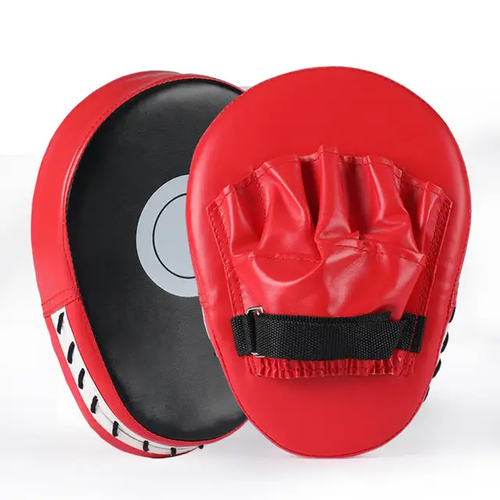 Red Boxing Mitts Muay Thai Pads MMA Pads Training Gear Boxing ...