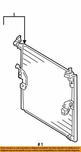 88461-60091 Toyota Core, cooler condenser 8846160091, New Genuine OEM ...