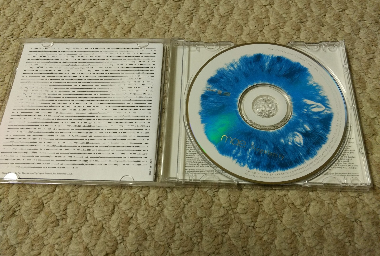 Singularity by Mae (CD, Aug-2007, Capitol/EMI Records) 94635811223| eBay