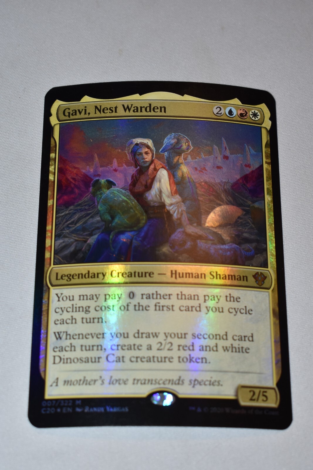 1 Oversized - Gavi Nest Warden - Foil - Commander IN TOPLOADER | eBay
