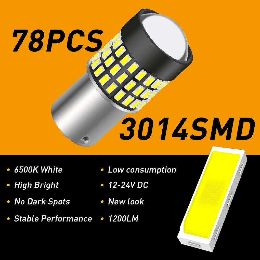 LED White Backup Reverse Light Bulbs For 1977-1984 Chevrolet C10 Set of ...