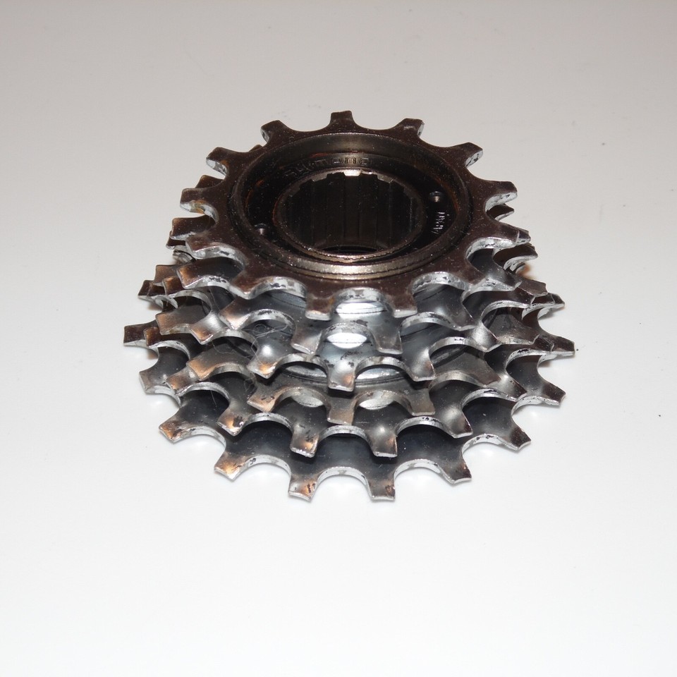 Vintage Shimano Freewheel 13 - 19 Tooth 6 Speed 80s Bike Road Race Cogs ...