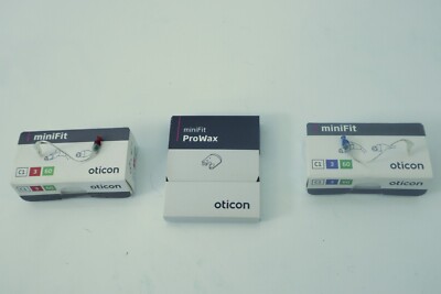 Brand New Oticon, TWO miniFit Receivers, 3-60 R+L receiver. FREE wax ...
