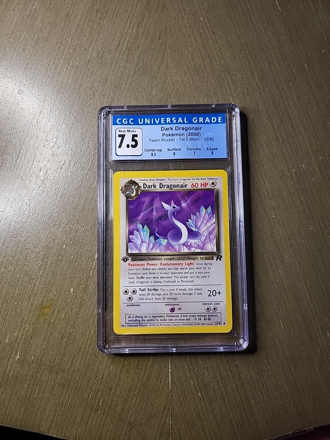 Dark Dragonair 33/82 Rocket 1st Edition PSA 8 Pokemon TCG | eBay