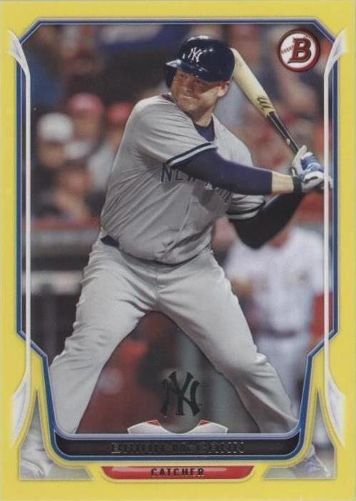 2014 Bowman - Brian McCann #117 Yellow /99 for sale online | eBay