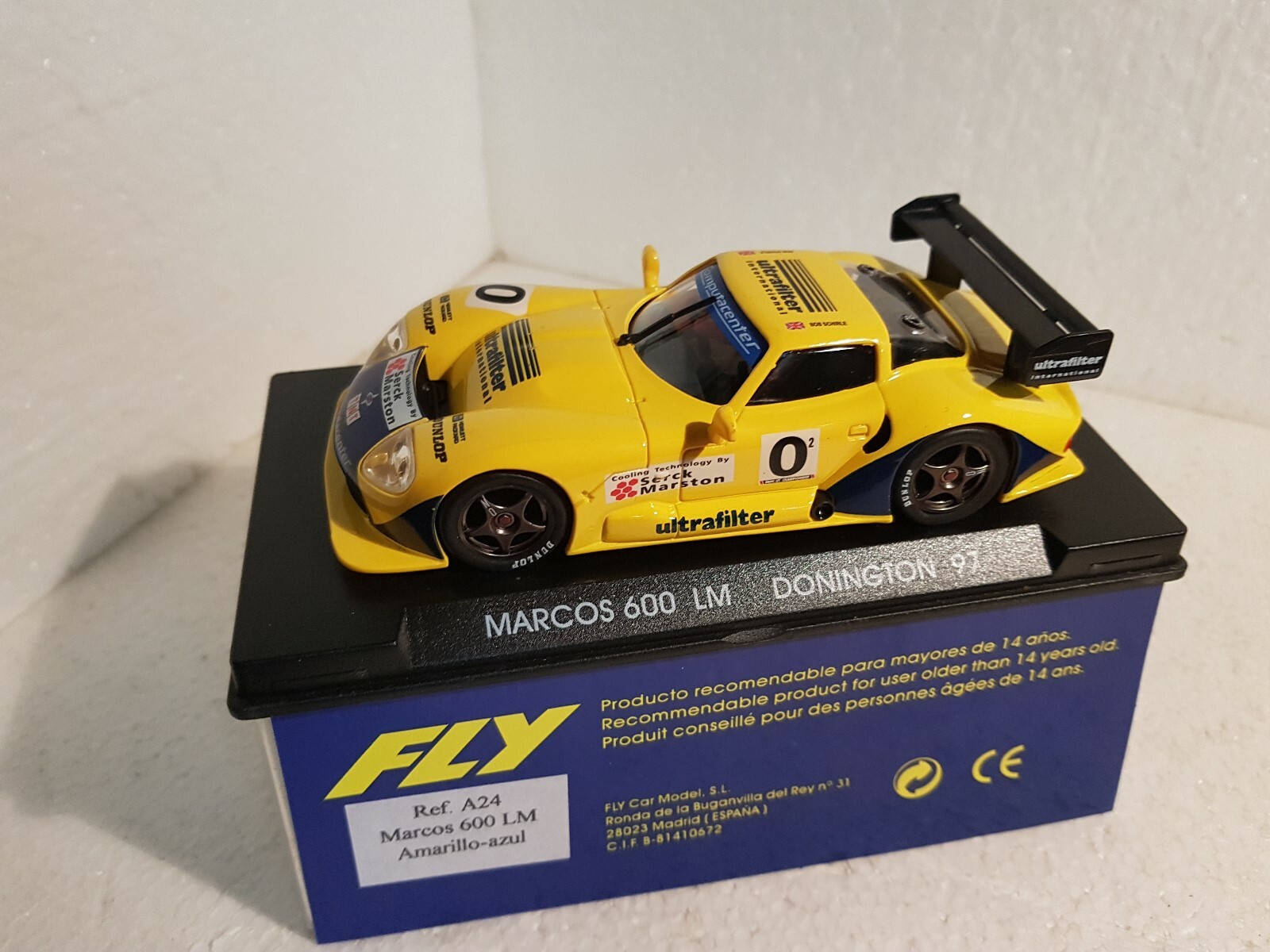 QQ A 24 Fly Marcos 600 LM Donington '97 #0 | eBay