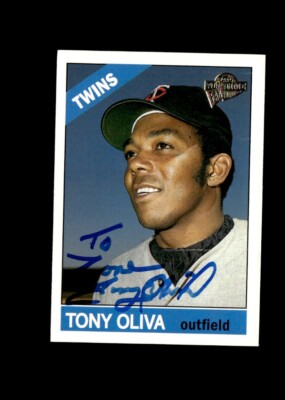 Tony Oliva 2004 Topps All-Time Fan Favorites authentic autographed card ...