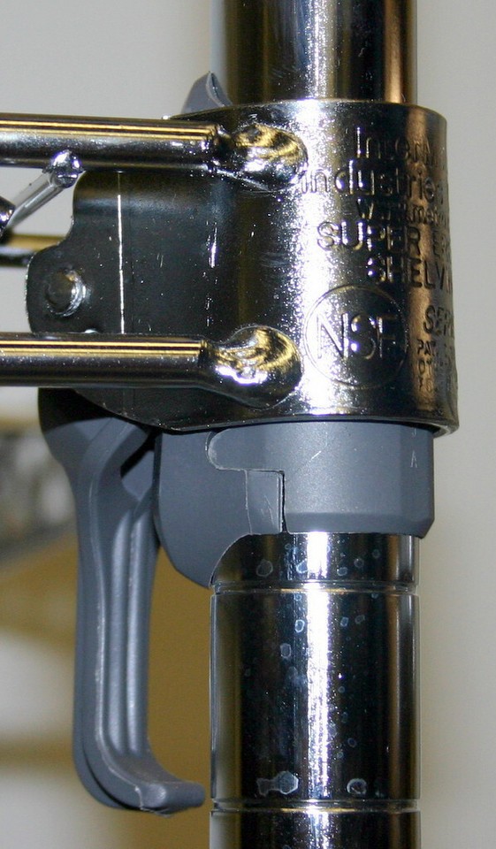 METRO SUPER ADJUSTABLE CHROME WIRE SHELF, SHELVING RACK UNITS, 6 ...