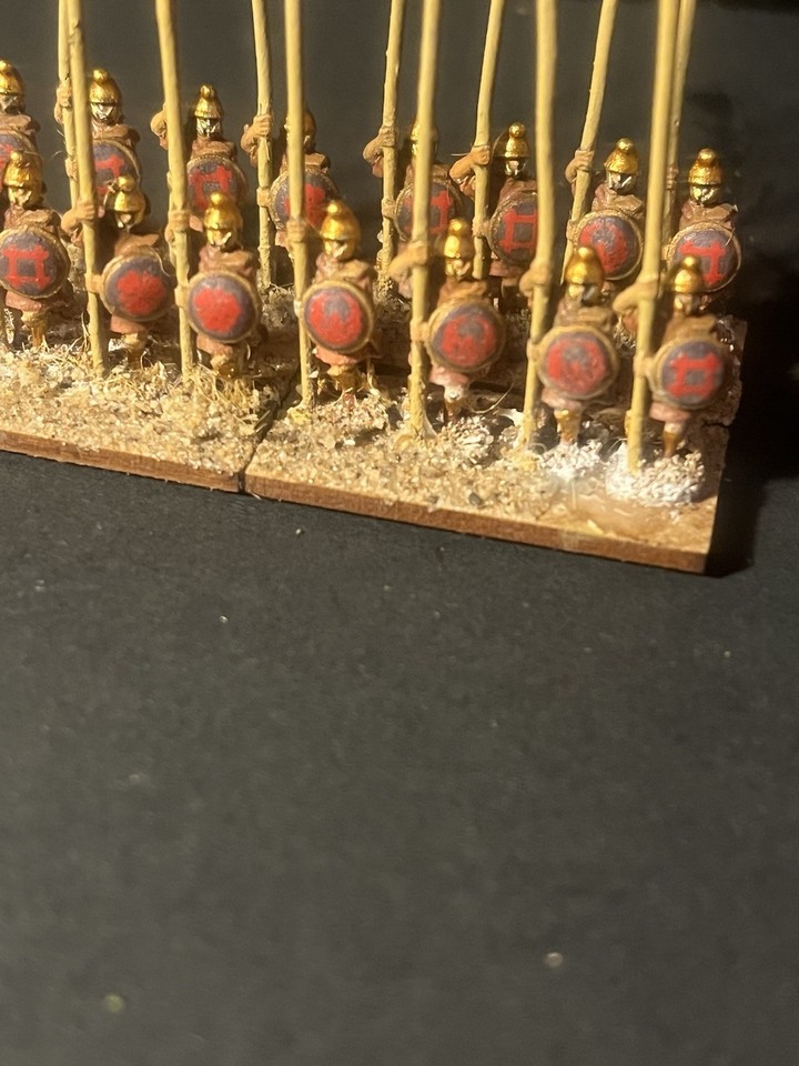 15mm Painted Metal Pikemen Macedonian Alexandrian Successor Greek DBA ...