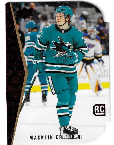 2024-25 Upper Deck Series 2 Red Rookie Die Cut Macklin Celebrini # RDT ...