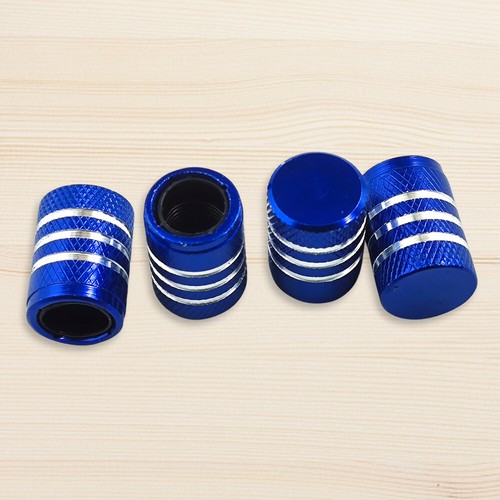 Tire Air Caps Leak-Proof Tire Valve Caps Decor for Auto Truck SUV (Blue ...
