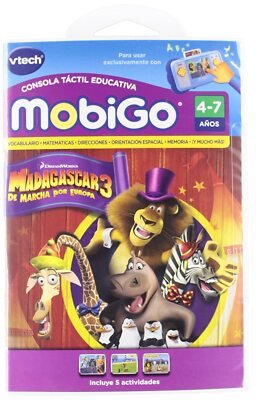 Vtech Spanish - Vtech Juego MobiGo Madagascar 3 - En Espanol ...