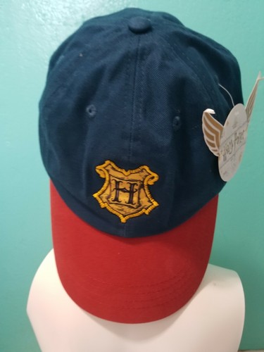 Harry Potter Hogwarts Cap Logo Canvass Baseball Hat OFFICIAL Wizarding ...