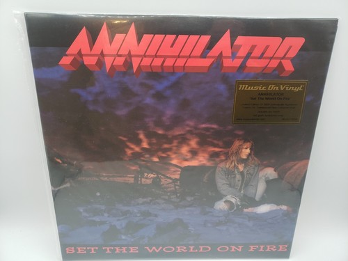 Annihilator - Set The World On Fire - Limited 180-Gram Translucent Blue ...