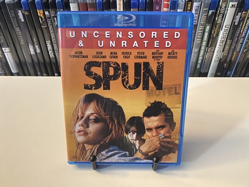 Spun (Blu-ray, 2002) Unrated Cut Jason Schwartzman Mickey Rourke LIKE ...