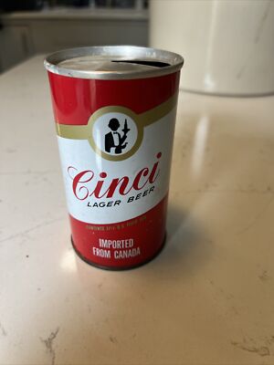 CINCI LAGER BEER STEEL BEER CAN 11.5 OZ EMPTY Vintage Butler Imported ...
