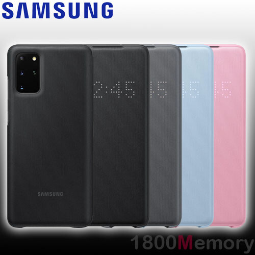 GENUINE Samsung Galaxy S20+ / S20+ 5G LED View Flip Cover Fabric Wallet ...