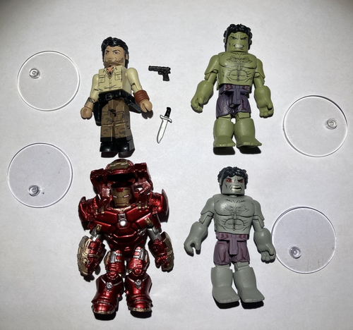 Marvel Minimates Lot of 10 Hulk Hulkbuster Iron Man War Machine ...