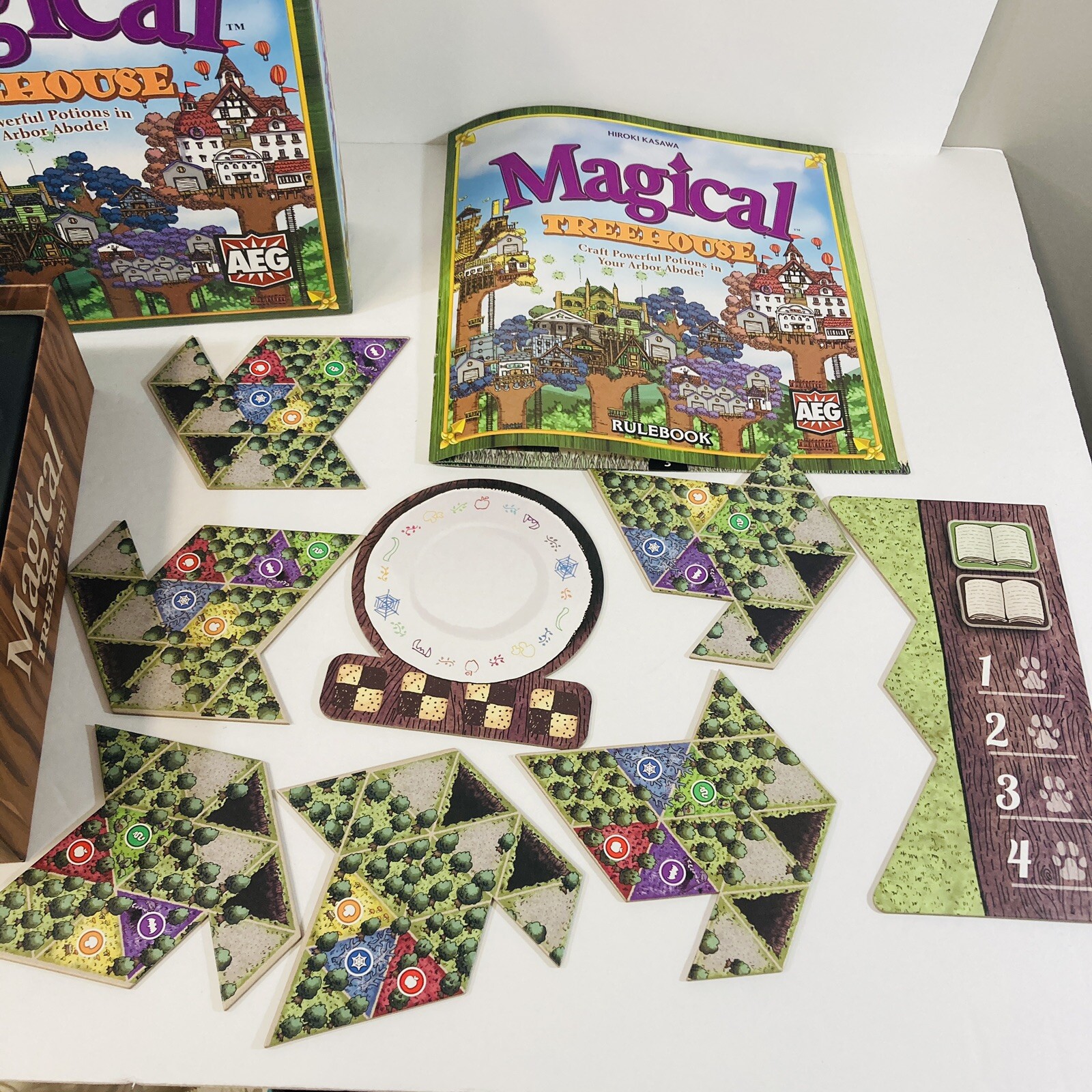 MAGICAL TREEHOUSE BOARD GAME aeg "big in japan" series strategy 2015 ...