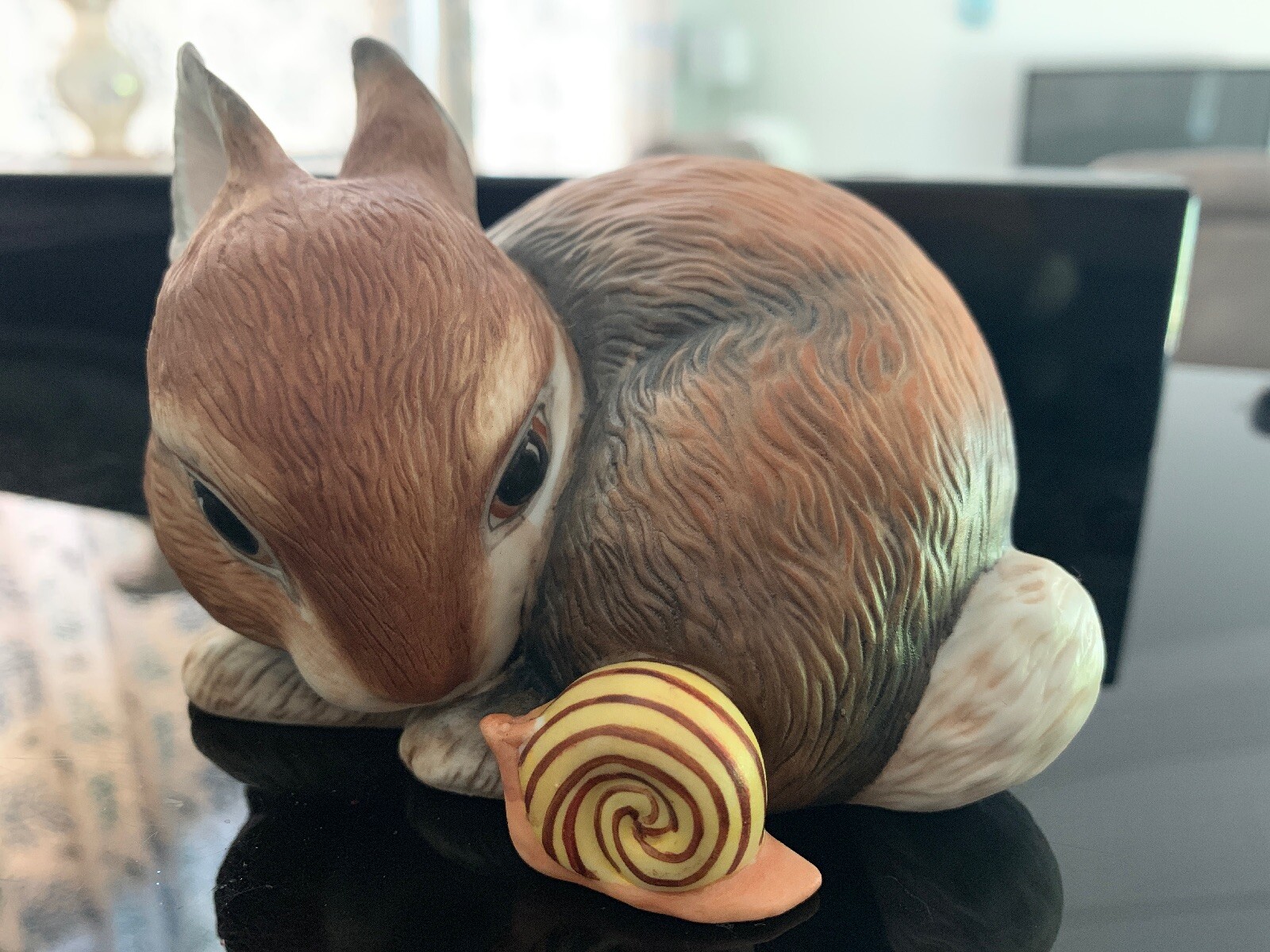 Slowpoke | Rabbit & Snail 1984 Deborah Bell Jarratt Franklin Porcelain ...