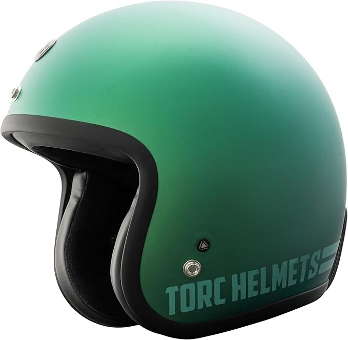 New 2025 Torc T50 Del Mar 3/4 Open Face Retro Motorcycle Helmet DOT ...