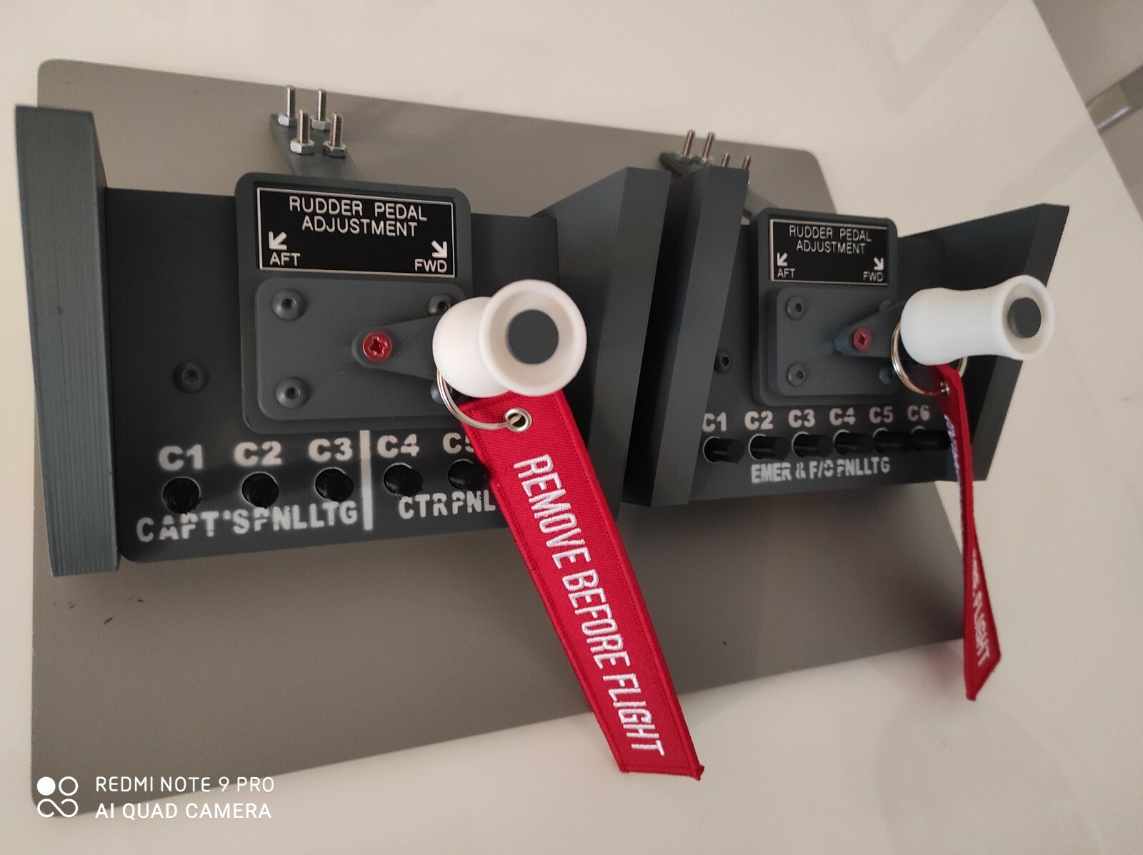 Boeing 737 style Rudder Pedal Adjustment for flight simulation Cockpit ...