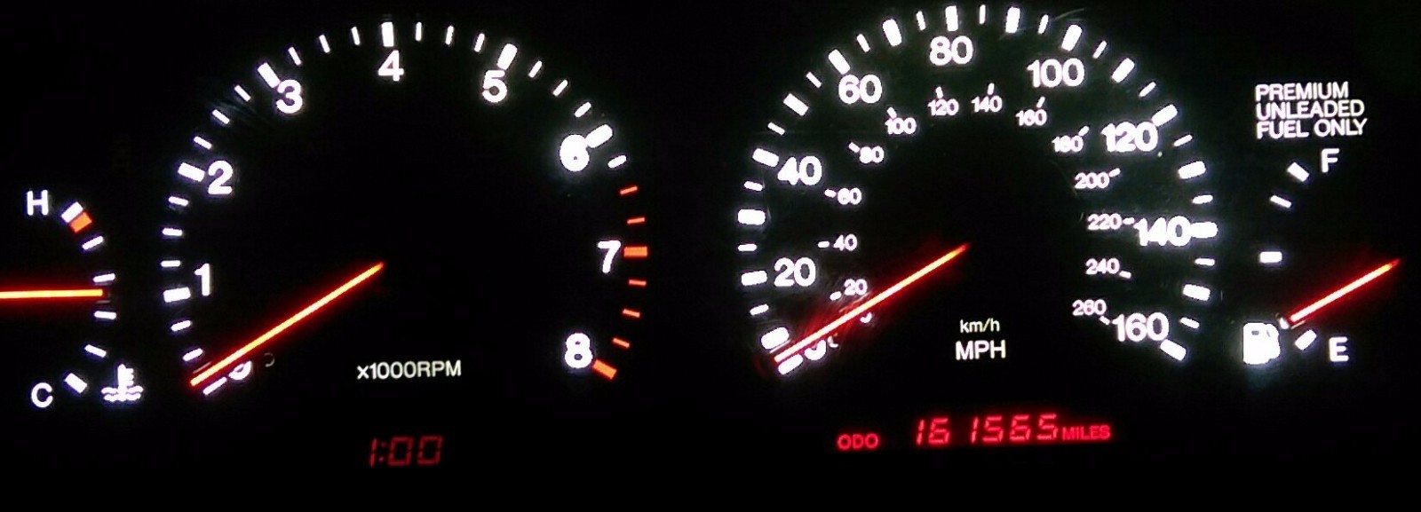 Lexus ES300 SC300 SC400 IS250 IS350 Instrument Cluster Speedo Rebuilt ...