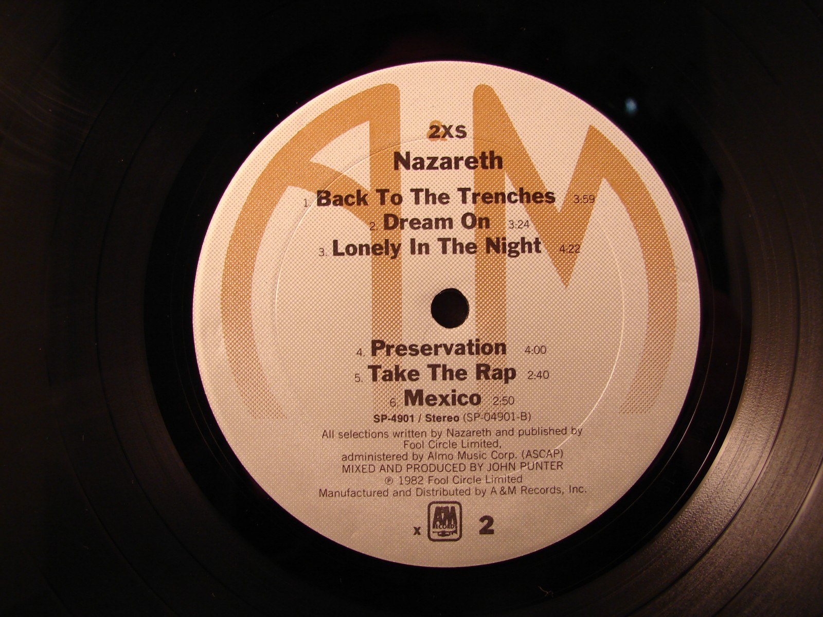 LP NAZARETH 2XS 1982 USED VINYL RECORD ALBUM A&M SP-4901 club issue | eBay