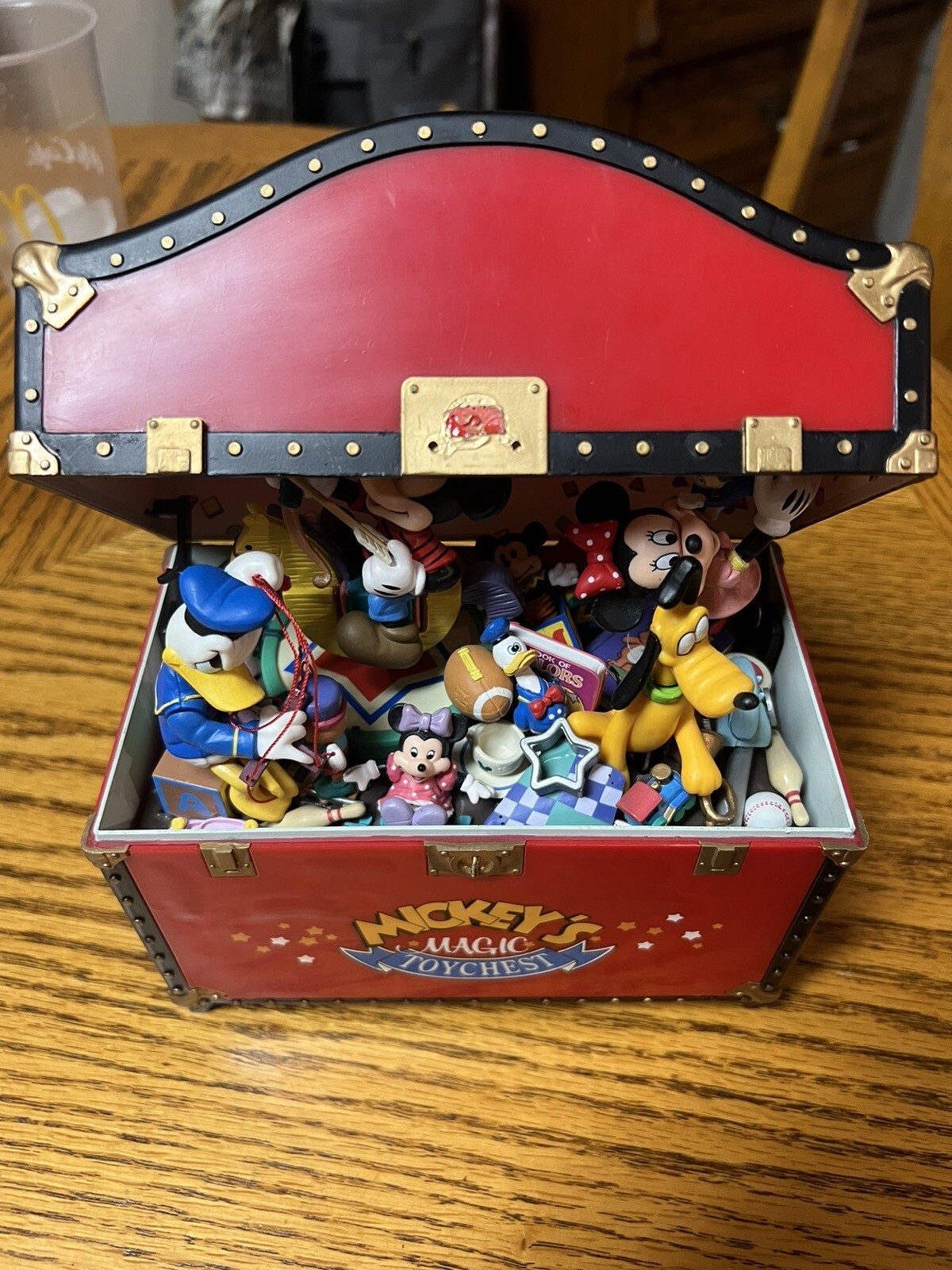 Enesco Mickeys Magic Toy Chest Missing 1 Handle Closer And Adapter Cord ...