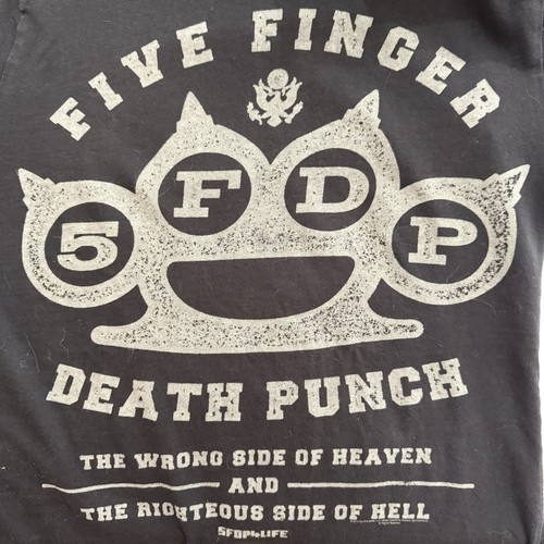 5FDP Five Finger Death Punch Wrong Side Of Heaven Brass Knuckles Unisex ...