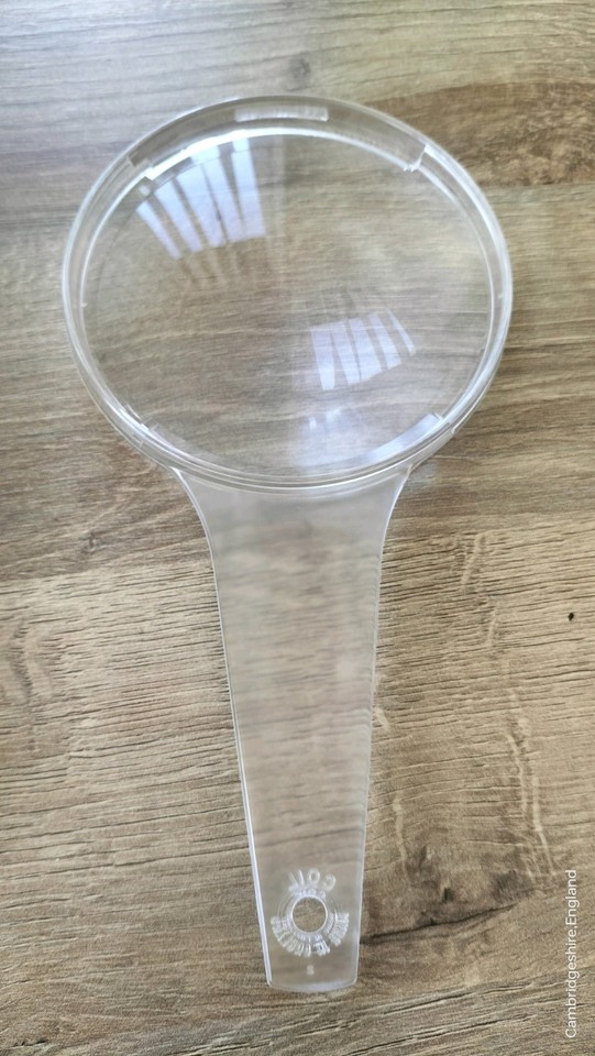 Coil Windsor Hand Magnifier Model 5249 98mm Plastic Reading Aid Optical ...