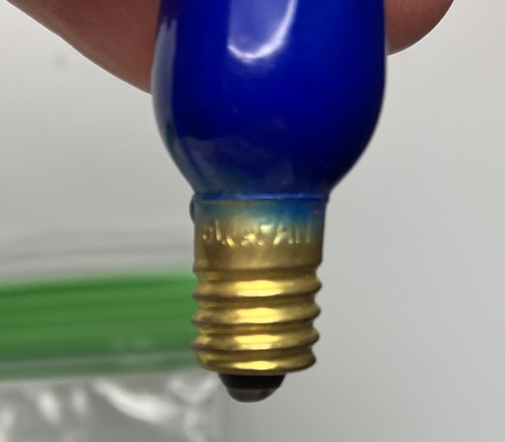 99 Vintage Christmas Tree Lights C6 Cone Bulbs Good/Fair Condition ...