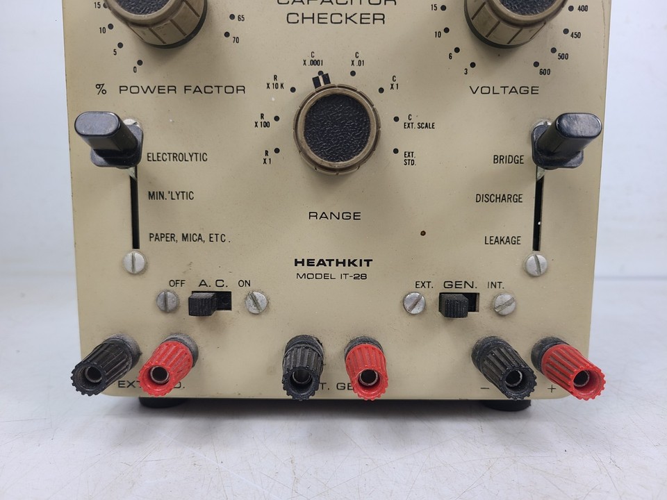 Vintage Heathkit Capacitor Checker IT-28 (TESTED) | eBay