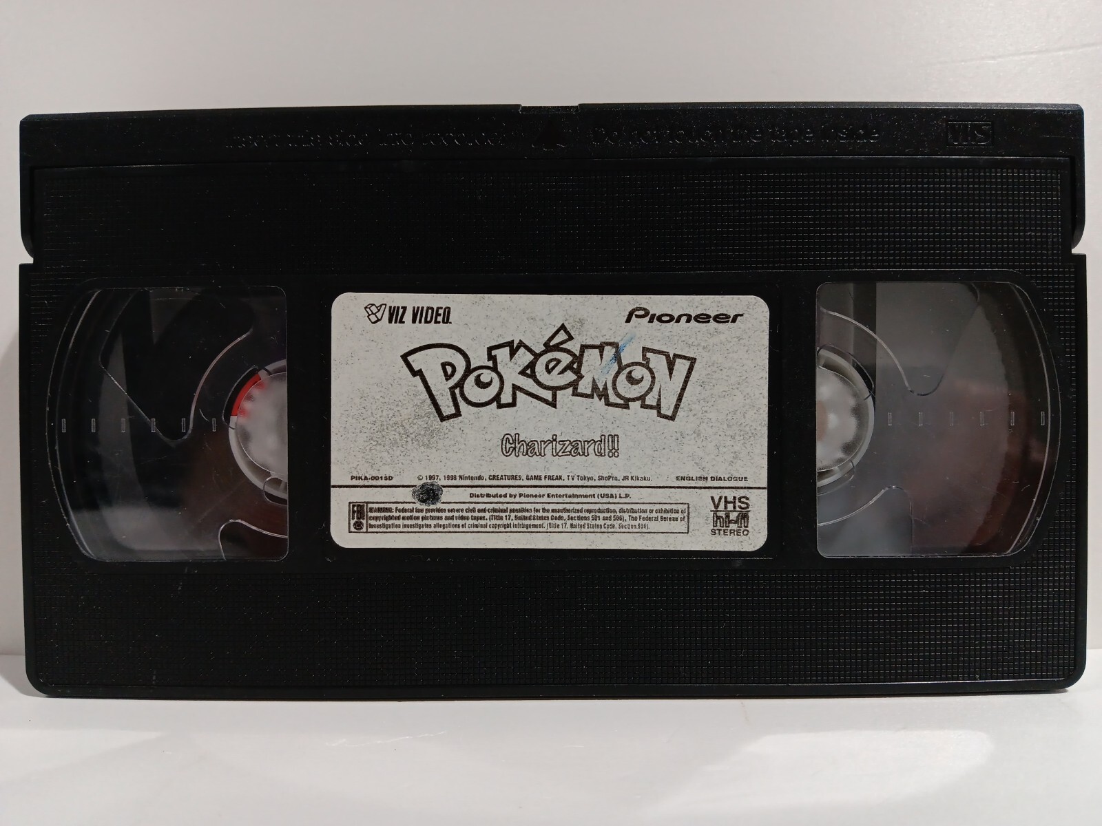 Pokemon - Charizard!! (VHS, 1998 1997) Pioneer Viz Video- NO SLIPCOVER ...