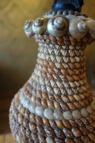 Vintage Handmade Folk Art Table Lamp w/ Dragon Design Crafted Out Of ...