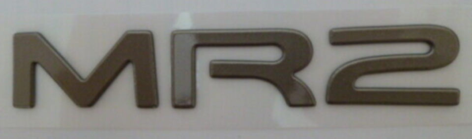 TOYOTA GENUINE OEM MR2 94-99 SW20 SW21 Grey Rear Center Emblem Badge | eBay