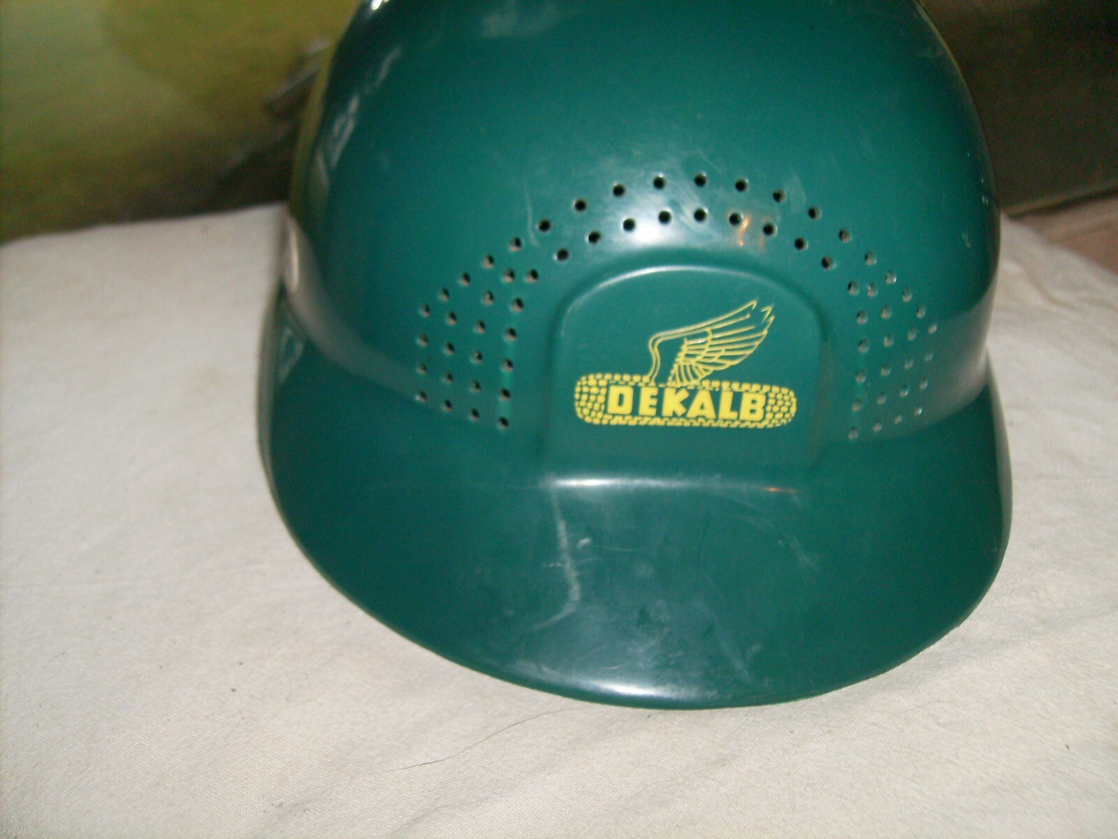 Vintage Green Dekalb Flying Ear Of Corn Child Hard Ha… - Gem