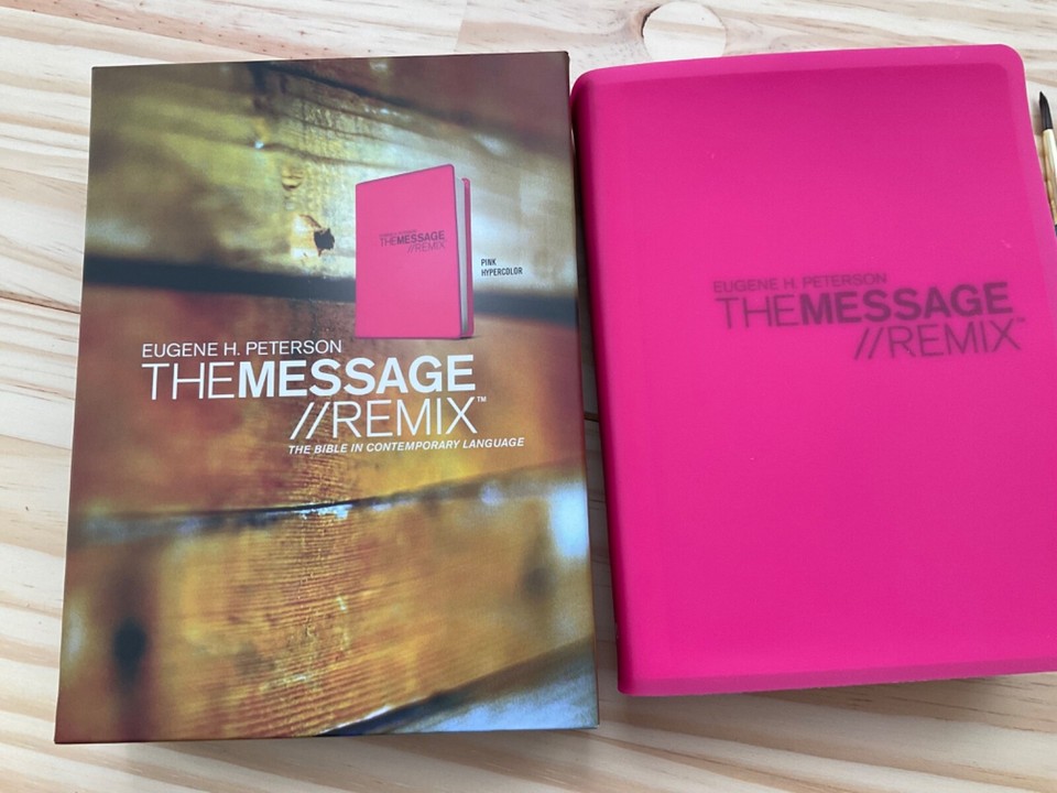 Message Remix Bible 2006 Bright Pink | eBay