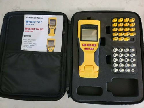 Klein Tools VDV Scout Pro 2LT Tester And Remote Kit VDV501-108 w/Case ...