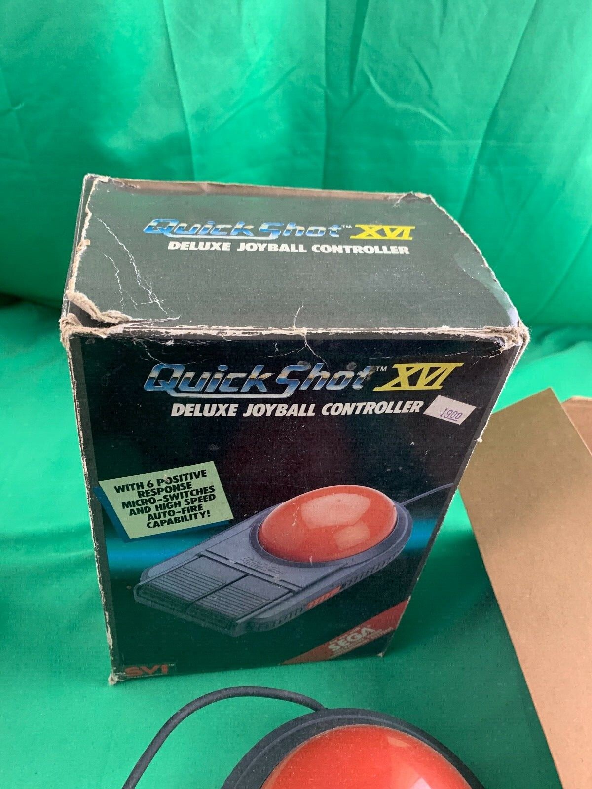 Sega Quick Shot XVI Deluxe Joyball Controller | eBay