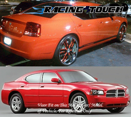 In Channel Window Visor Deflector Rain Guard Sunroof 5pc For Dodge ...