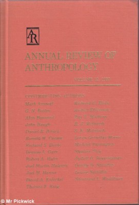 Siegel, Beals & Tyler (eds.) ANNUAL REVIEW OF ANTHROPOLOGY VOLUME 12 ...