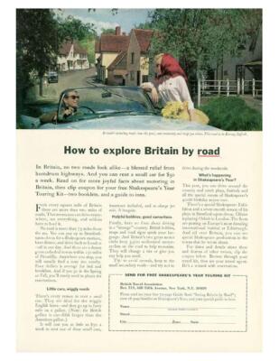 1964 British Travel Association PRINT AD Kersey Suffolk | eBay