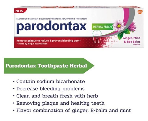 2x150g Parodontax Toothpaste Herbal Fresh Oral Care Gums Ginger Mint ...
