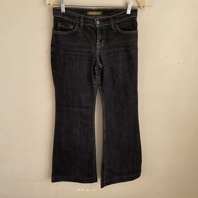 David Kahn Dark Wash Stretch Bootcut Jeans Size 25P 25x29 | eBay