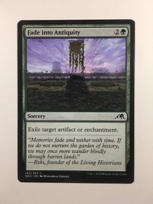 MTG Kamigawa Neon Dynasty Fade into Antiquity 182/302 Magic the ...