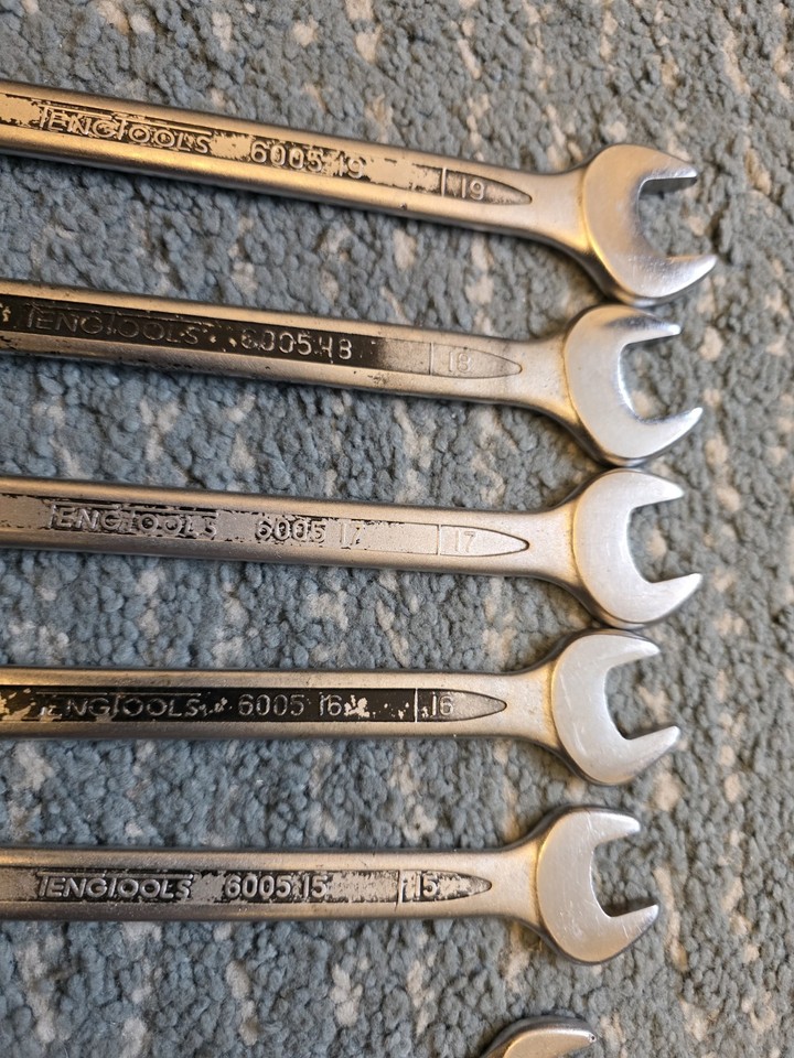 10 X Vintage TENG TOOLS Combination Spanners 19mm - 8mm | eBay UK