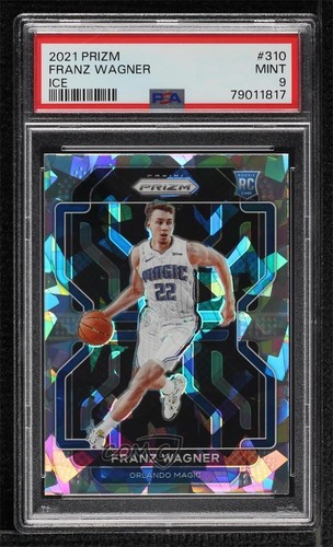 2021-22 Panini Prizm Ice Prizm Franz Wagner #310 PSA 9 MINT Rookie RC ...